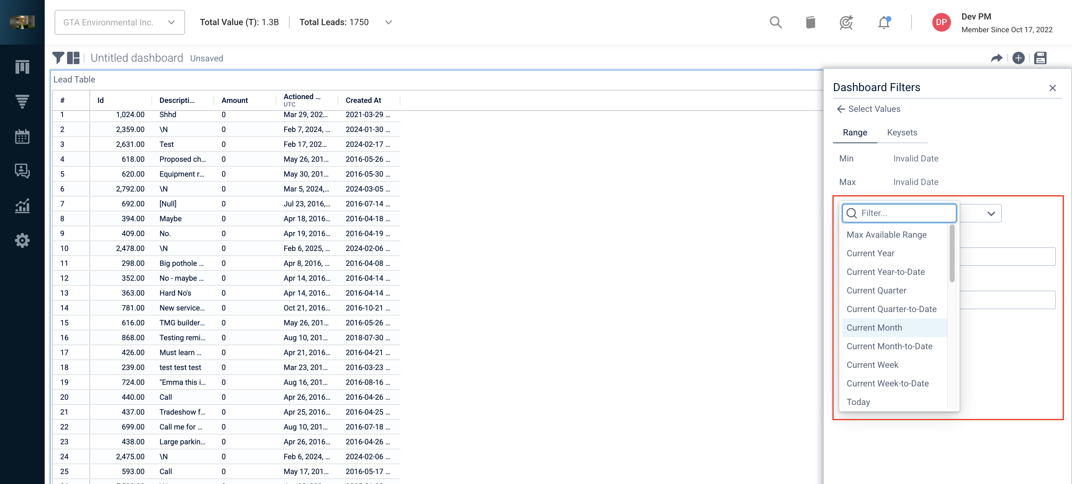 Analytics: How to Filter Your Dashboard Using a Time Filter – Wingmate ...